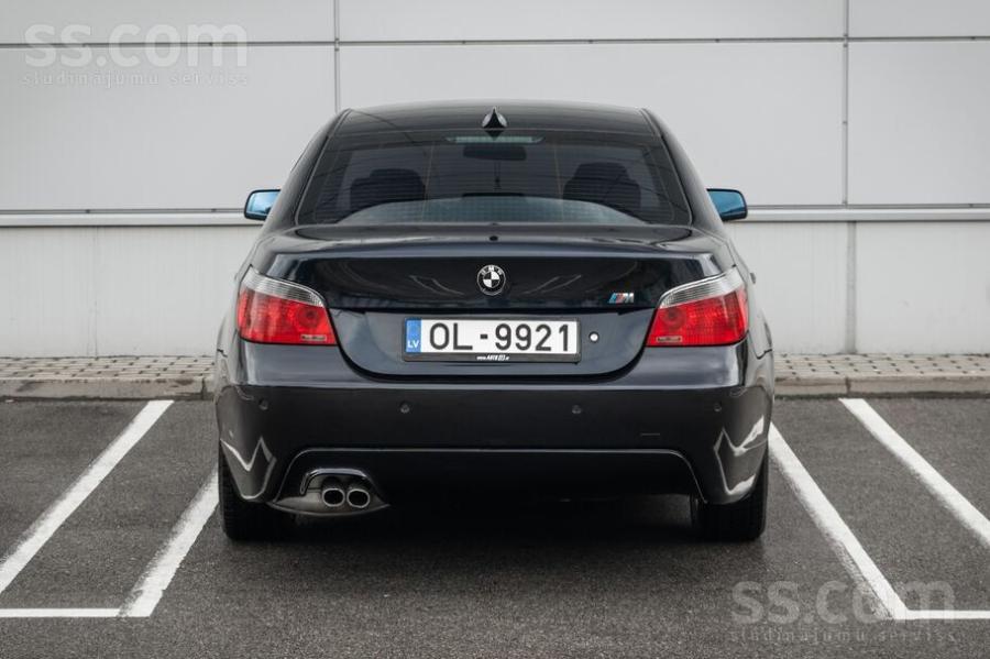 Black BMW 525 2007 in Riga, with an engine capacity of 2.50 L and mileage of 334 thousand km for 5990 €, photo 6 on AUTOMOTO.COM.LV