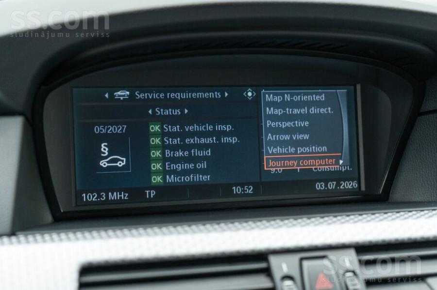 Black BMW 525 2007 in Riga, with an engine capacity of 2.50 L and mileage of 334 thousand km for 5990 €, photo 26 on AUTOMOTO.COM.LV