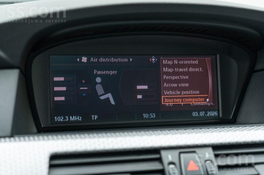 Black BMW 525 2007 in Riga, with an engine capacity of 2.50 L and mileage of 334 thousand km for 5990 €, photo 27 on AUTOMOTO.COM.LV