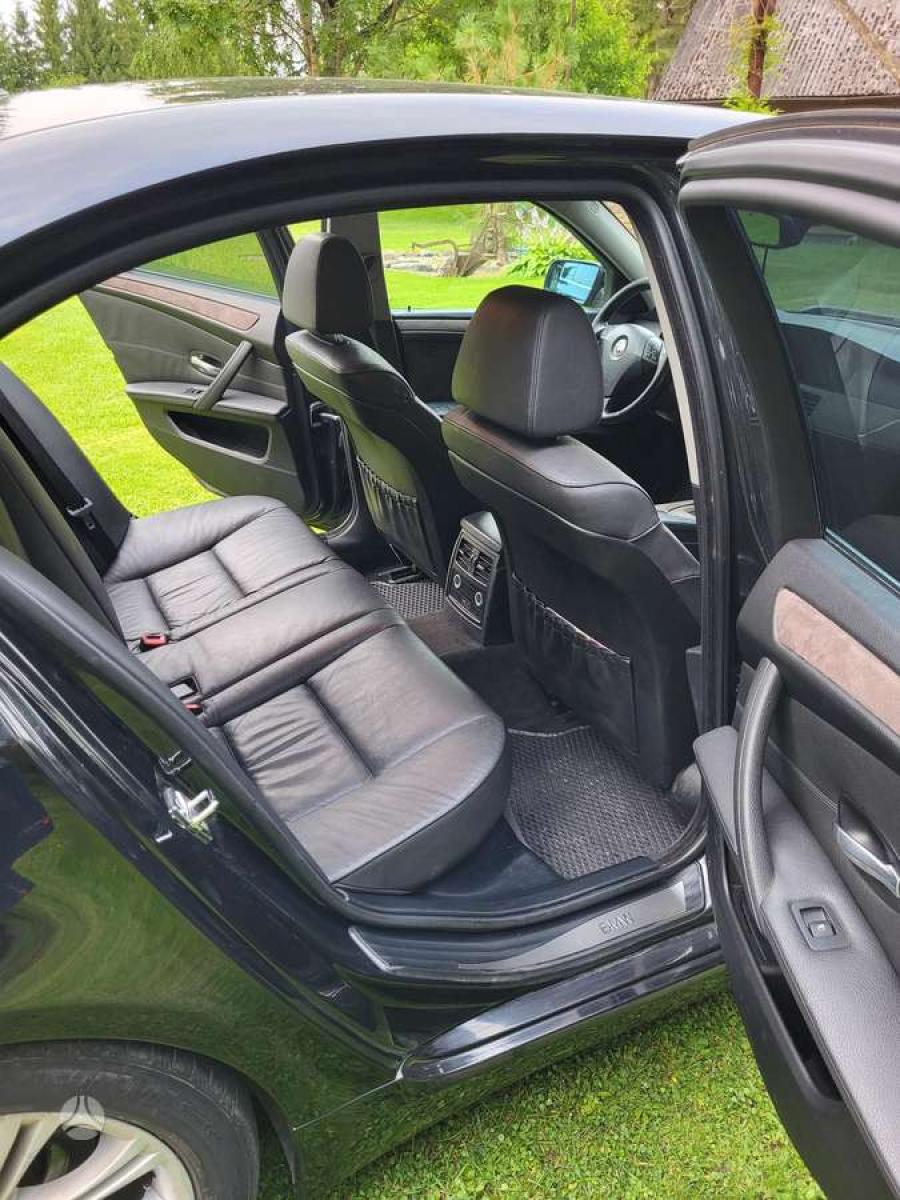 Черный БМВ 525 2007 в Паневежис, объемом двигателя 2.99 л и пробегом 530 тыс. км за 4200 €, фото 7 на AUTOMOTO.COM.LV