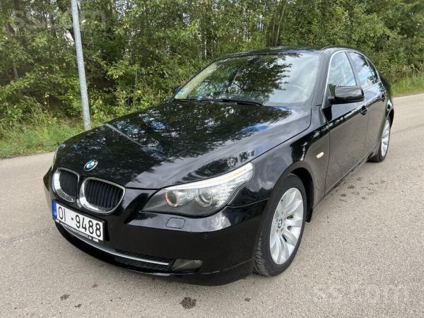Black BMW 525 2007 in Ludza, with an engine capacity of 3.00 L and mileage of 305 thousand km for 5500 €, photo 1 on AUTOMOTO.COM.LV