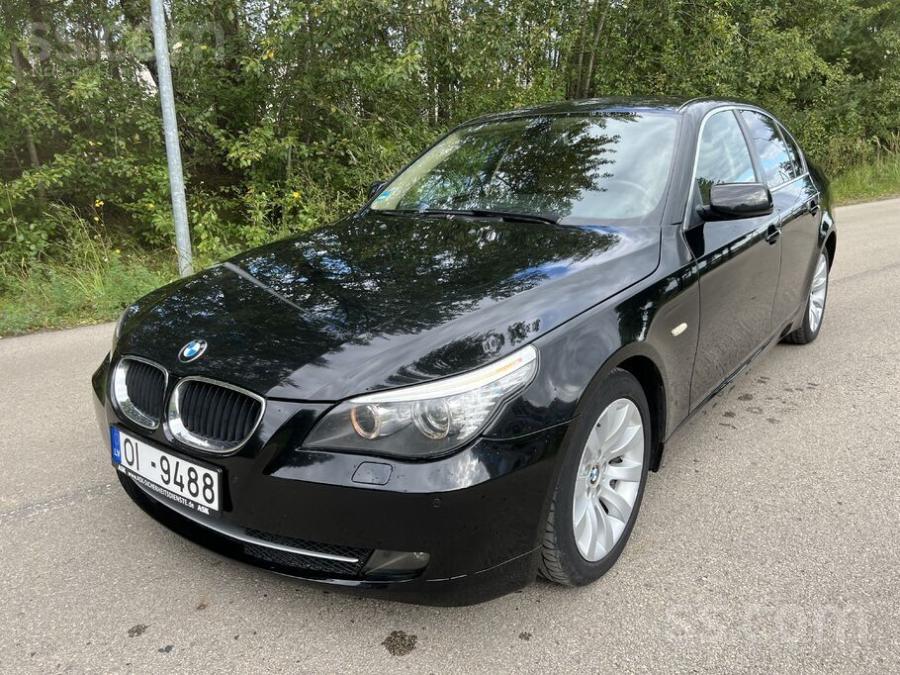Black BMW 525 2007 in Ludza, with an engine capacity of 3.00 L and mileage of 305 thousand km for 5500 €, photo 1 on AUTOMOTO.COM.LV