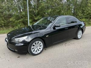 Black BMW 525 2007 in Ludza, with an engine capacity of 3.00 L and mileage of 305 thousand km for 5500 €, photo 3 on AUTOMOTO.COM.LV