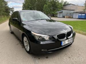Black BMW 525 2007 in Ludza, with an engine capacity of 3.00 L and mileage of 305 thousand km for 5500 €, photo 4 on AUTOMOTO.COM.LV
