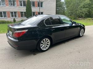 Black BMW 525 2007 in Ludza, with an engine capacity of 3.00 L and mileage of 305 thousand km for 5500 €, photo 7 on AUTOMOTO.COM.LV
