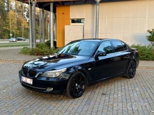 Black BMW 525 2007 in Riga, with an engine capacity of 3.00 L and mileage of 0 thousand km for 3390 €, photo  on AUTOMOTO.COM.LV