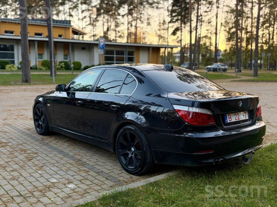 Черный БМВ 525 2007 в Рига, объемом двигателя 3.00 л и пробегом 0 тыс. км за 3390 €, фото 6 на AUTOMOTO.COM.LV