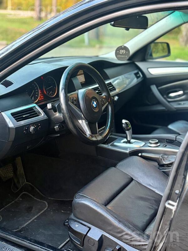 Melns BMW 525 2007 Rīga, ar dzinēja tilpumu 3.00 L un nobraukumu 0 tūkst. km par 3390 €, foto 7 vietnē AUTOMOTO.COM.LV