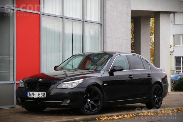 Melns BMW 525 2007 Rīga, ar dzinēja tilpumu 3.00 L un nobraukumu 455 tūkst. km par 4995 €, foto 1 vietnē AUTOMOTO.COM.LV