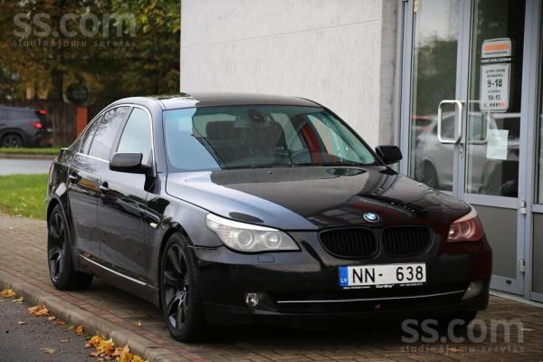 Melns BMW 525 2007 Rīga, ar dzinēja tilpumu 3.00 L un nobraukumu 455 tūkst. km par 4995 €, foto 5 vietnē AUTOMOTO.COM.LV
