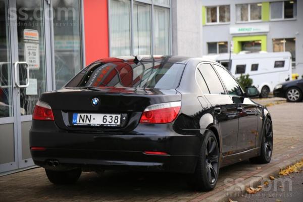 Melns BMW 525 2007 Rīga, ar dzinēja tilpumu 3.00 L un nobraukumu 455 tūkst. km par 4995 €, foto 7 vietnē AUTOMOTO.COM.LV