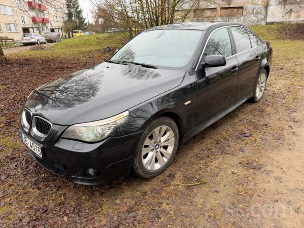 Melns BMW 525 2008 Jēkabpils, ar dzinēja tilpumu 3.00 L un nobraukumu 235 tūkst. km par 5500 €, foto 1 vietnē AUTOMOTO.COM.LV