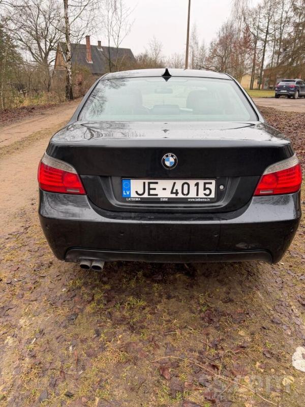 Melns BMW 525 2008 Jēkabpils, ar dzinēja tilpumu 3.00 L un nobraukumu 235 tūkst. km par 5500 €, foto 2 vietnē AUTOMOTO.COM.LV