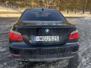 Black BMW 525 2008 in Kaunas, with an engine capacity of 2.99 L and mileage of 295 thousand km for 4200 €, photo 5 on AUTOMOTO.COM.LV
