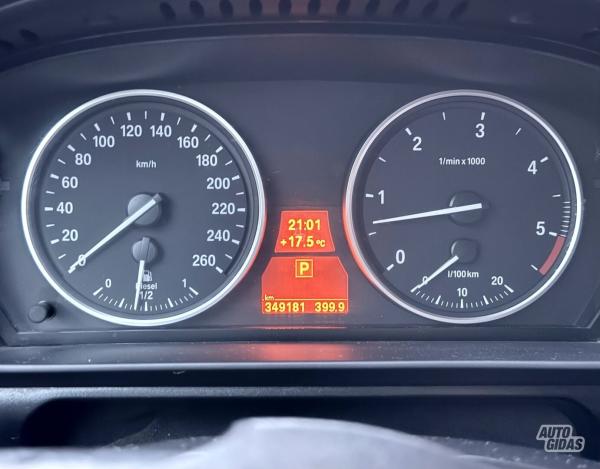 Black BMW 525 2008 in Kaunas, with an engine capacity of 3.00 L and mileage of 349 thousand km for 4750 €, photo 8 on AUTOMOTO.COM.LV