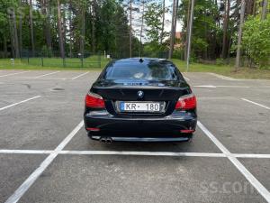 Black BMW 525 2008 in Riga, with an engine capacity of 3.00 L and mileage of 273 thousand km for 5600 €, photo 4 on AUTOMOTO.COM.LV