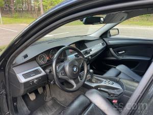 Black BMW 525 2008 in Riga, with an engine capacity of 3.00 L and mileage of 273 thousand km for 5600 €, photo 5 on AUTOMOTO.COM.LV