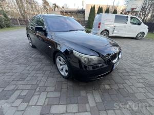 Черный БМВ 525 2008 в Рига, объемом двигателя 3.00 л и пробегом 326 тыс. км за 4900 €, фото  на AUTOMOTO.COM.LV