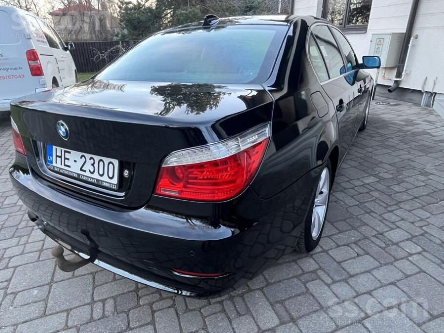 Черный БМВ 525 2008 в Рига, объемом двигателя 3.00 л и пробегом 326 тыс. км за 4900 €, фото 6 на AUTOMOTO.COM.LV