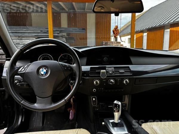 Черный БМВ 525 2008 в Юрмала, объемом двигателя 3.00 л и пробегом 398 тыс. км за 4450 €, фото 8 на AUTOMOTO.COM.LV