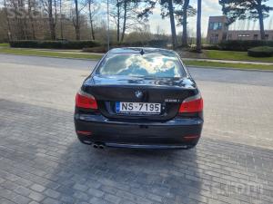 Black BMW 525 2008 in Ventspils, with an engine capacity of 3.00 L and mileage of 218 thousand km for 6150 €, photo 7 on AUTOMOTO.COM.LV