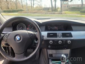 Black BMW 525 2008 in Ventspils, with an engine capacity of 3.00 L and mileage of 218 thousand km for 6150 €, photo 14 on AUTOMOTO.COM.LV