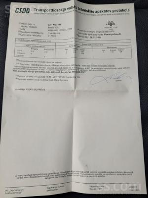 Black BMW 525 2008 in Ventspils, with an engine capacity of 3.00 L and mileage of 218 thousand km for 6150 €, photo 22 on AUTOMOTO.COM.LV