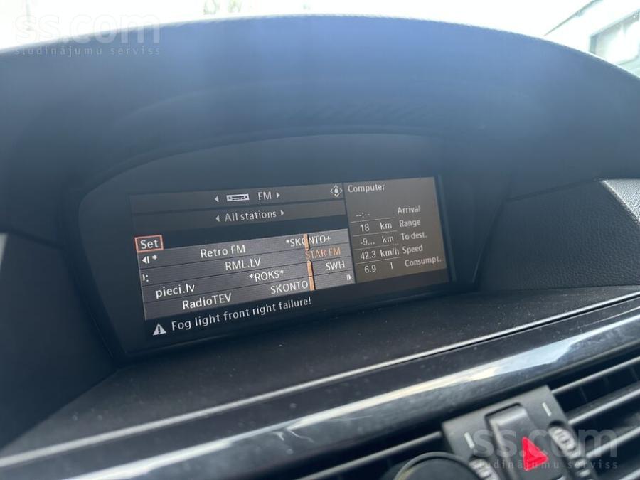 Melns BMW 525 2008 Rīga, ar dzinēja tilpumu 3.00 L un nobraukumu 305 tūkst. km par 6650 €, foto 11 vietnē AUTOMOTO.COM.LV