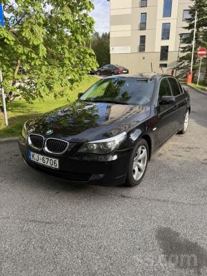 Black BMW 525 2008 in Riga, with an engine capacity of 3.00 L and mileage of 375 thousand km for 5250 €, photo 3 on AUTOMOTO.COM.LV