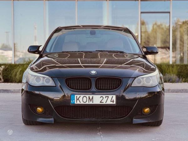 Melns BMW 525 2008 Viļņa, ar dzinēja tilpumu 2.99 L un nobraukumu 500 tūkst. km par 4200 €, foto 7 vietnē AUTOMOTO.COM.LV