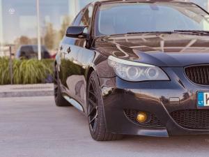 Black BMW 525 2008 in Vilnius, with an engine capacity of 2.99 L and mileage of 500 thousand km for 4200 €, photo 10 on AUTOMOTO.COM.LV