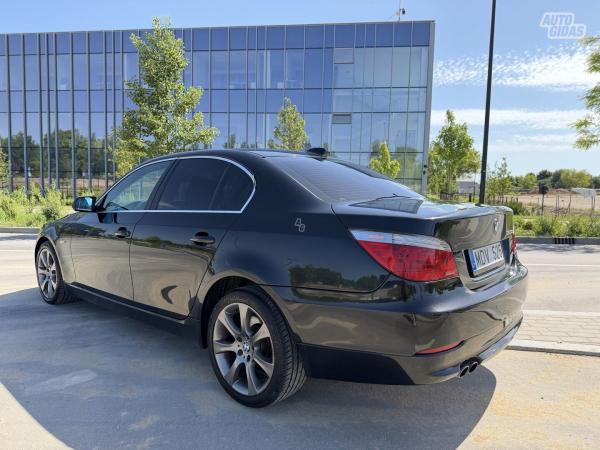 Black BMW 525 2008 in Vilnius, with an engine capacity of 3.00 L and mileage of 292 thousand km for 4350 €, photo 6 on AUTOMOTO.COM.LV