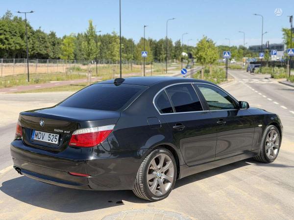 Черный БМВ 525 2008 в Вильнюс, объемом двигателя 2.99 л и пробегом 292 тыс. км за 4350 €, фото 3 на AUTOMOTO.COM.LV