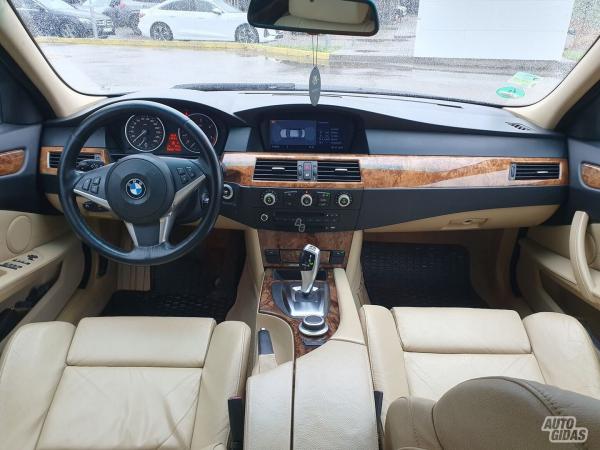 Melns BMW 525 2008 Kauņa, ar dzinēja tilpumu 3.00 L un nobraukumu 350 tūkst. km par 4200 €, foto 9 vietnē AUTOMOTO.COM.LV