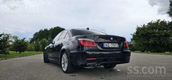Черный БМВ 525 2008 в Бауска, объемом двигателя 3.00 л и пробегом 447 тыс. км за 3900 €, фото 3 на AUTOMOTO.COM.LV