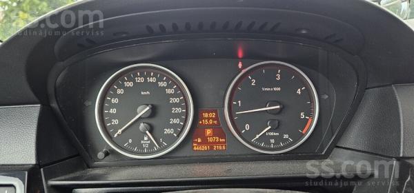 Черный БМВ 525 2008 в Бауска, объемом двигателя 3.00 л и пробегом 447 тыс. км за 3900 €, фото 8 на AUTOMOTO.COM.LV