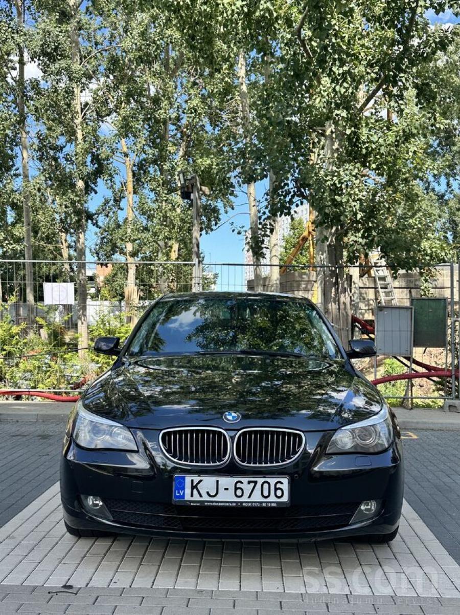 Melns BMW 525 2008 Rīga, ar dzinēja tilpumu 3.00 L un nobraukumu 378 tūkst. km par 4995 €, foto 4 vietnē AUTOMOTO.COM.LV