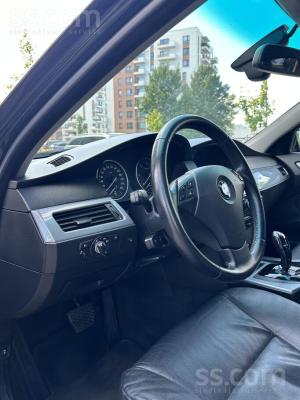 Melns BMW 525 2008 Rīga, ar dzinēja tilpumu 3.00 L un nobraukumu 378 tūkst. km par 4995 €, foto 11 vietnē AUTOMOTO.COM.LV
