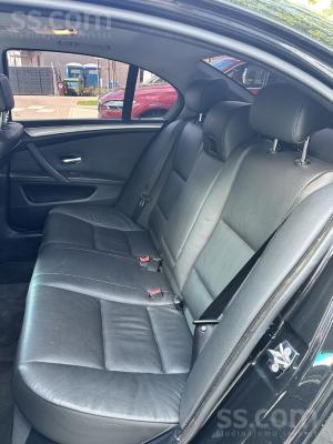 Melns BMW 525 2008 Rīga, ar dzinēja tilpumu 3.00 L un nobraukumu 378 tūkst. km par 4995 €, foto 14 vietnē AUTOMOTO.COM.LV