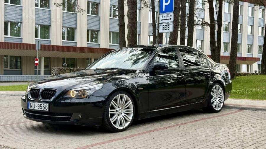 Melns BMW 525 2008 Rīga, ar dzinēja tilpumu 3.00 L un nobraukumu 337 tūkst. km par 6000 €, foto 5 vietnē AUTOMOTO.COM.LV