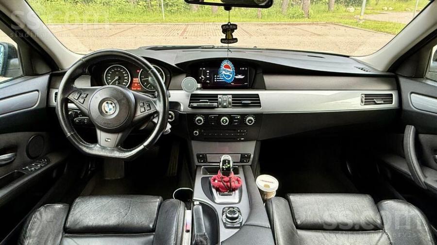 Melns BMW 525 2008 Rīga, ar dzinēja tilpumu 3.00 L un nobraukumu 337 tūkst. km par 6000 €, foto 6 vietnē AUTOMOTO.COM.LV