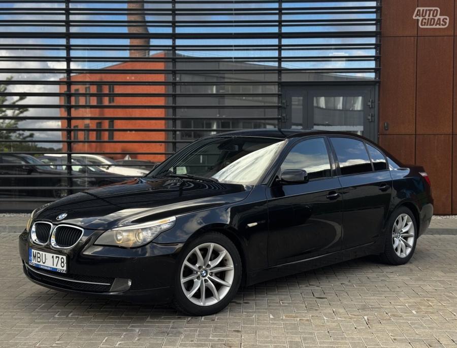 Black BMW 525 2008 in Klaipeda, with an engine capacity of 2.50 L and mileage of 300 thousand km for 3450 €, photo 1 on AUTOMOTO.COM.LV