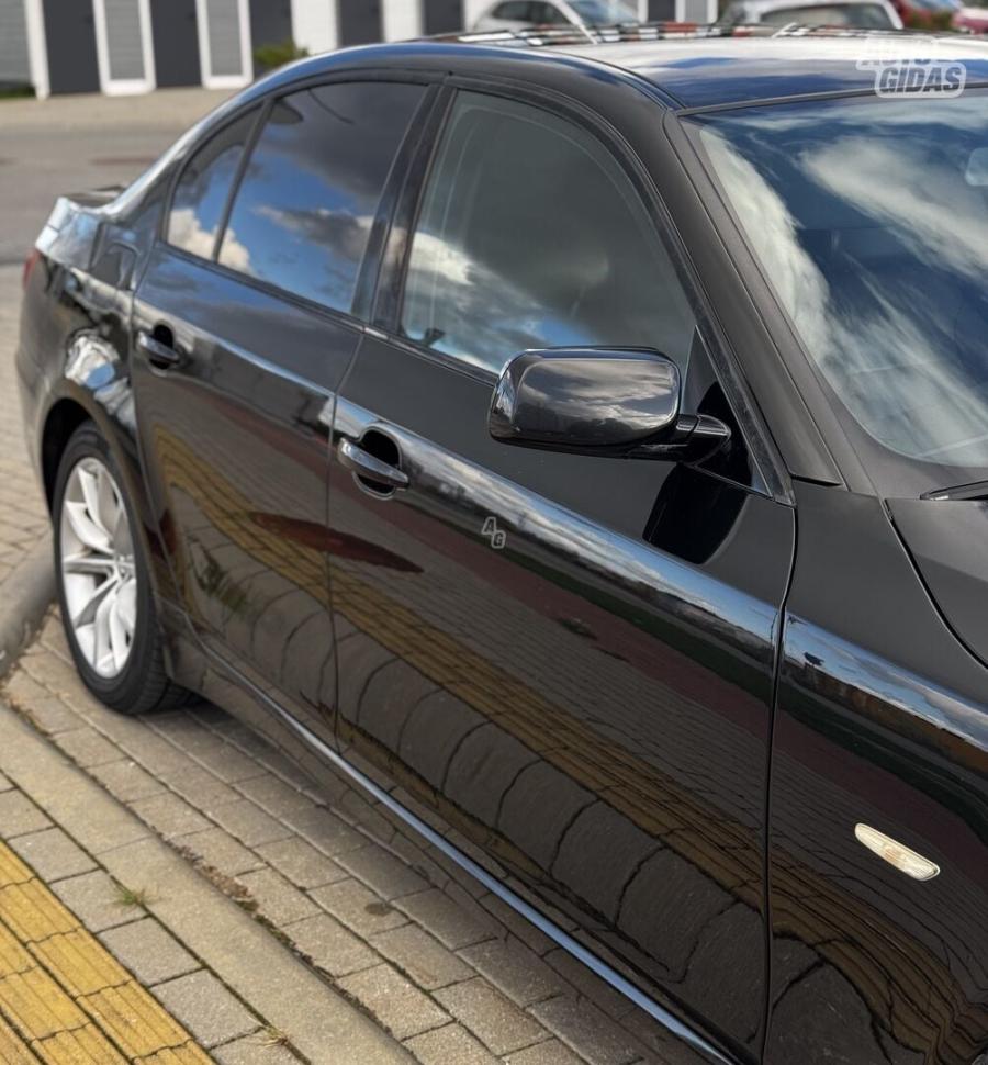 Black BMW 525 2008 in Klaipeda, with an engine capacity of 2.50 L and mileage of 300 thousand km for 3450 €, photo 20 on AUTOMOTO.COM.LV