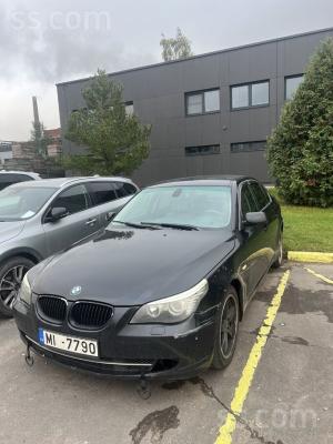 Melns BMW 525 2008 Rīga, ar dzinēja tilpumu 3.00 L un nobraukumu 375 tūkst. km par 3700 €, foto  vietnē AUTOMOTO.COM.LV
