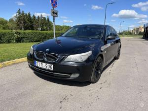 Black BMW 525 2009 in Kaunas, with an engine capacity of 2.99 L and mileage of 345 thousand km for 5100 €, photo  on AUTOMOTO.COM.LV