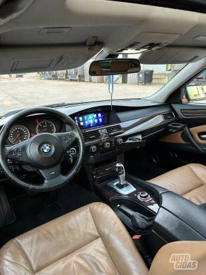 Black BMW 525 2009 in Alytus, with an engine capacity of 3.00 L and mileage of 493 thousand km for 4100 €, photo 22 on AUTOMOTO.COM.LV
