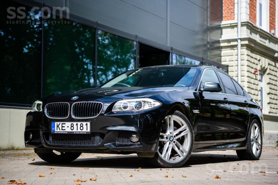 Melns BMW 525 2010 Liepāja, ar dzinēja tilpumu 3.00 L un nobraukumu 430 tūkst. km par 8750 €, foto 4 vietnē AUTOMOTO.COM.LV