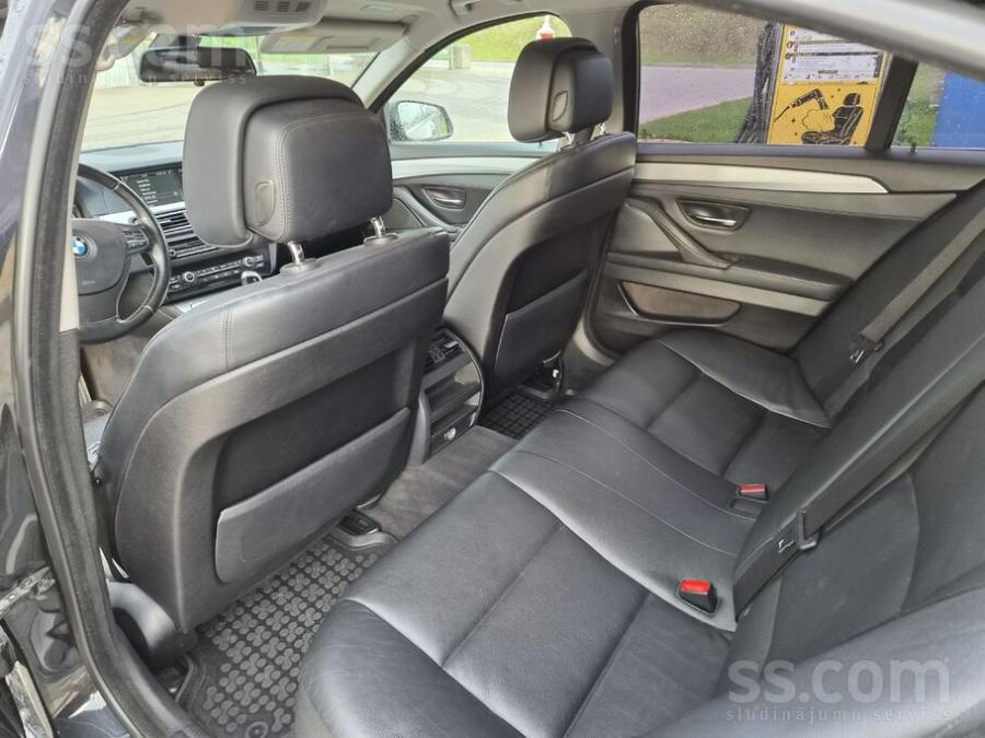 Melns BMW 525 2010 Rēzekne, ar dzinēja tilpumu 3.00 L un nobraukumu 468 tūkst. km par 6750 €, foto 12 vietnē AUTOMOTO.COM.LV