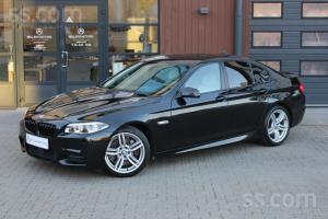 Black BMW 525 2010 in Riga, with an engine capacity of 3.00 L and mileage of 255 thousand km for 8950 €, photo  on AUTOMOTO.COM.LV