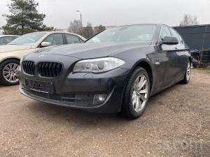 Black BMW 525 2011 in Riga, with an engine capacity of 3.00 L and mileage of 235 thousand km for 10900 €, photo  on AUTOMOTO.COM.LV